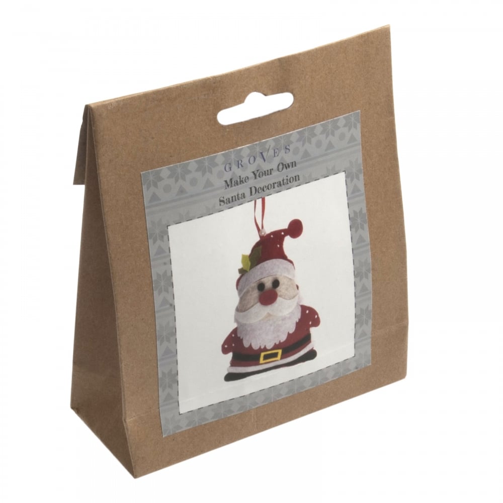 Make Your Own Felt Santa Kit - DIY Christmas Craft